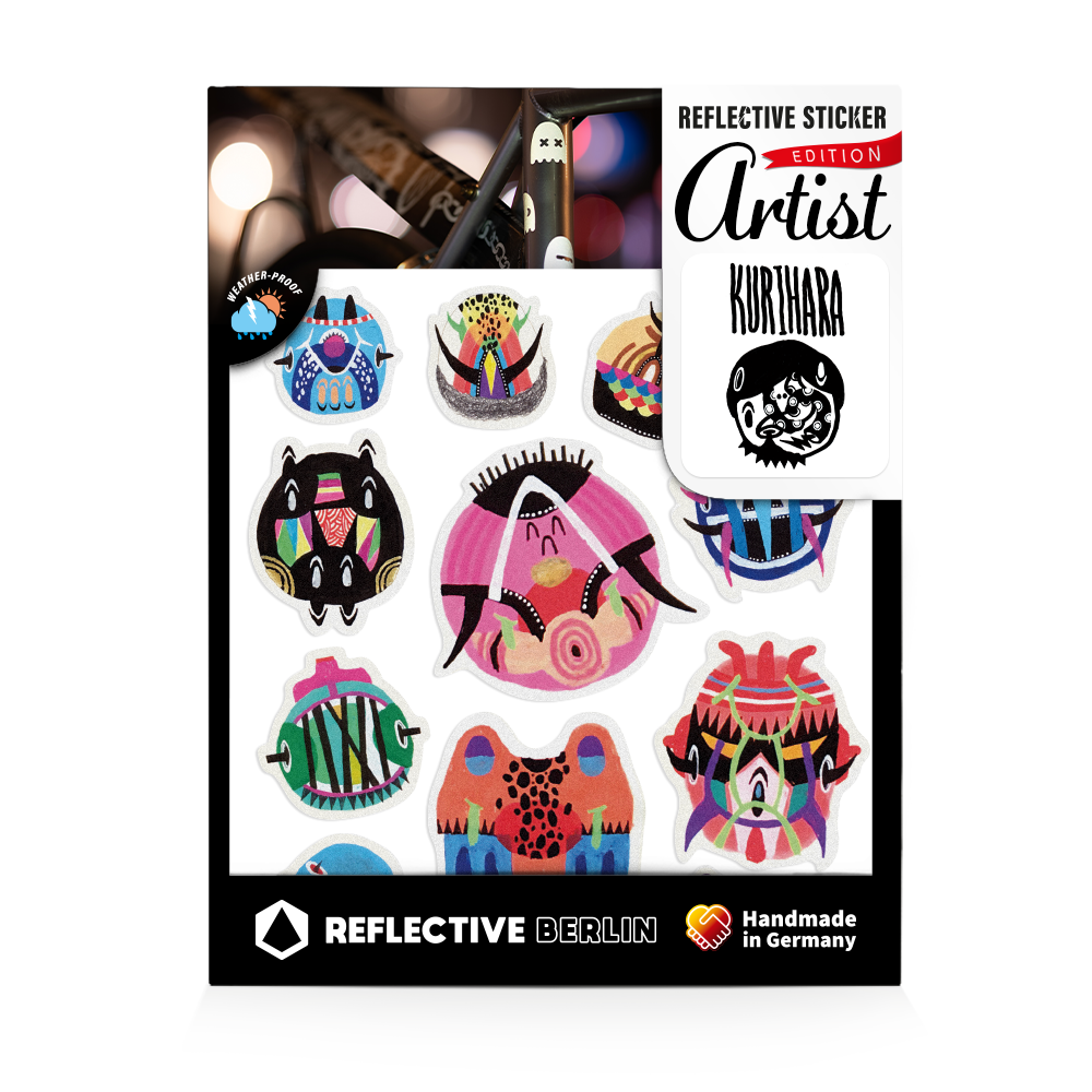 Reflexsticker ARTIST Edition: Kurihara – REFLECTIVE Berlin