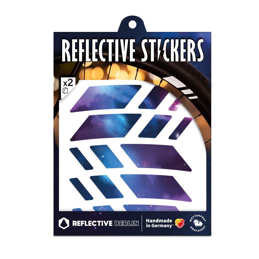 Reflexsticker Felge, Reflektoren, Aufkleber Fahrrad – REFLECTIVE Berlin