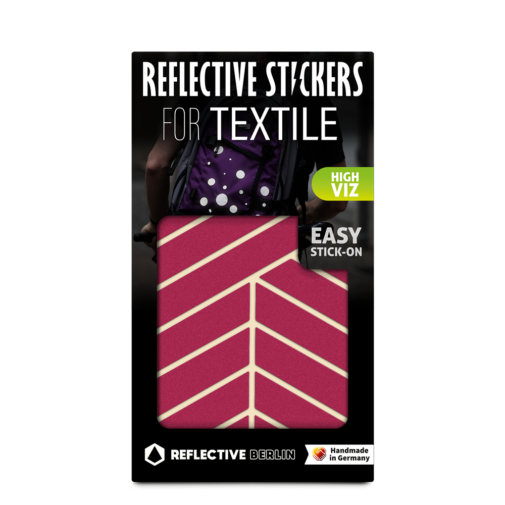 Reflective textile stickers - universal stripes – REFLECTIVE Berlin