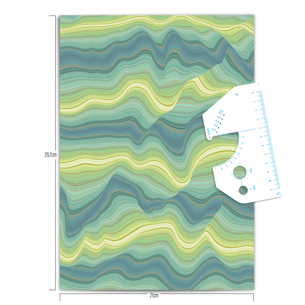 Reflective DIY Sticker (DIN A4): Abyss – REFLECTIVE Berlin