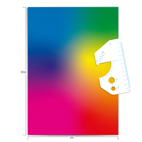Reflective DIY Sticker (DIN A4): Gradient – REFLECTIVE Berlin