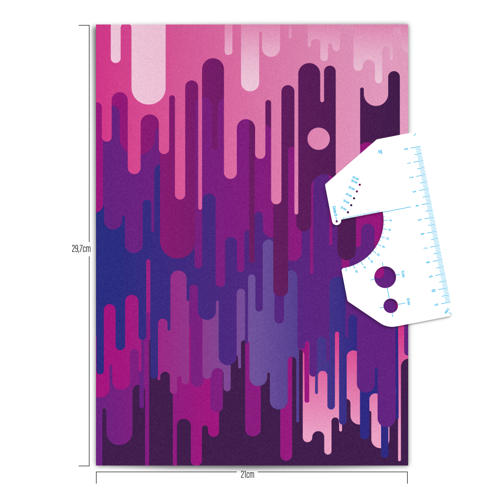 Reflective DIY Sticker (DIN A4): Lava – REFLECTIVE Berlin