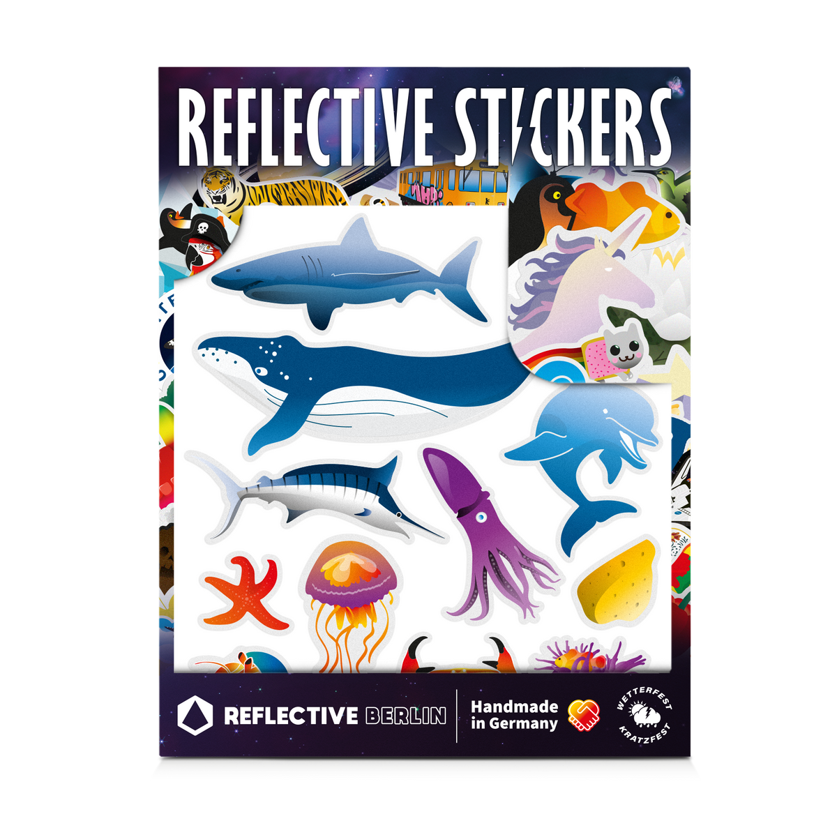 Reflective stickers, reflective stickers - marine animals – REFLECTIVE ...