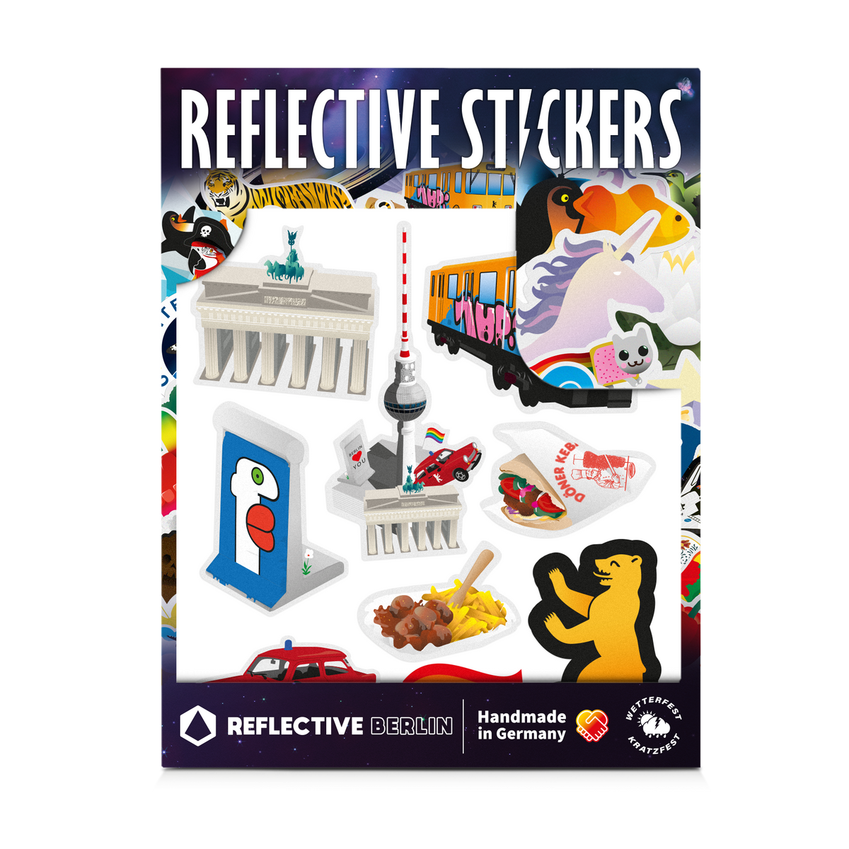 Reflective stickers, reflector stickers - vegetables – REFLECTIVE Berlin