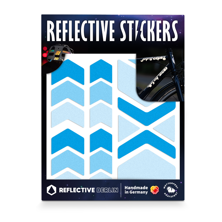 Reflektierende Aufkleber - Chevrons / Pfeile – REFLECTIVE Berlin